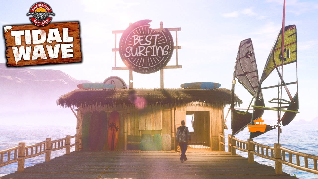 Gas Station Simulator: Tidal Wave Gameplay | The Aliens Are In Town ...