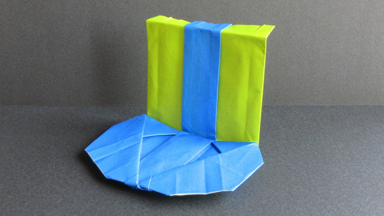 【折り紙】滝【origami】Waterfall - YouTube