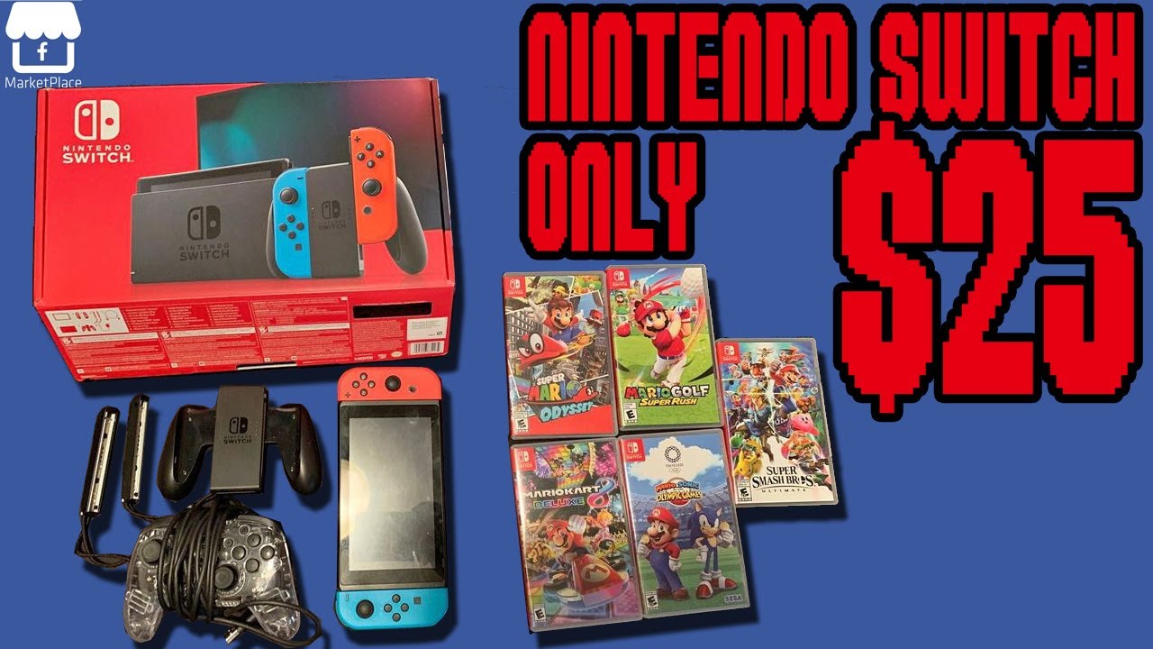 FACEBOOK MARKETPLACE HELL - GET YOUR NINTENDO SWITCH FOR $25 - YouTube