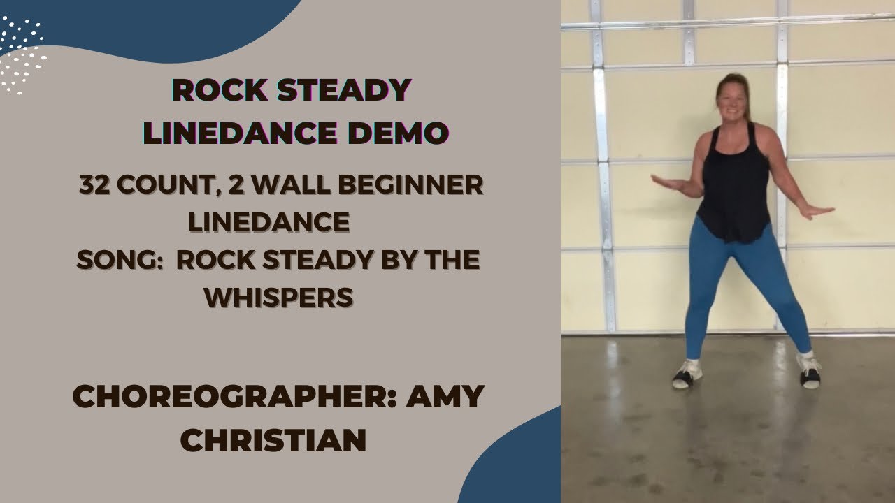 Rock Steady Beginner Linedance Demo - YouTube