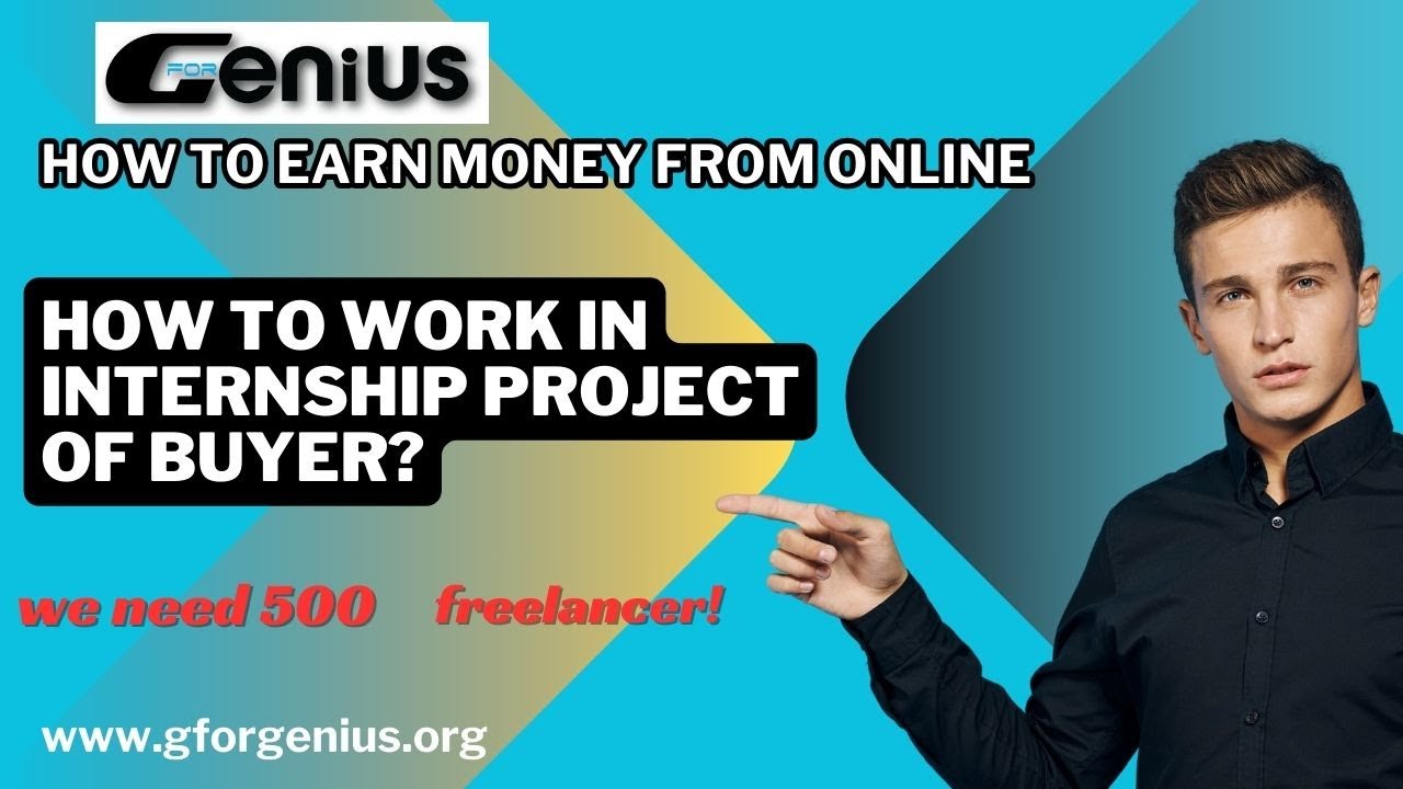 How to work in internship project of buyer - YouTube