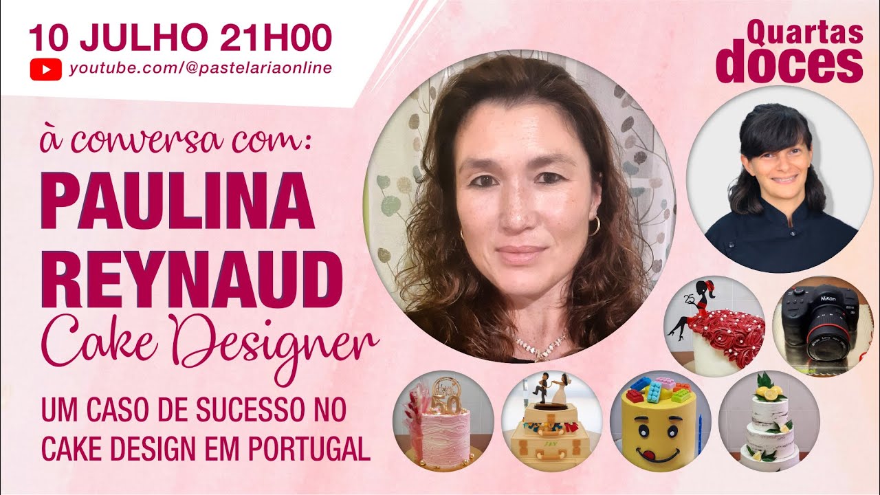 À conversa com a Cake Designer, Paulina Reynaud - YouTube