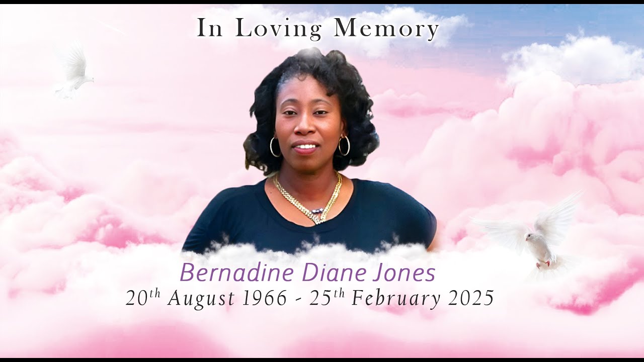 Celebrating The Life Of Bernadine Diane Jones - YouTube