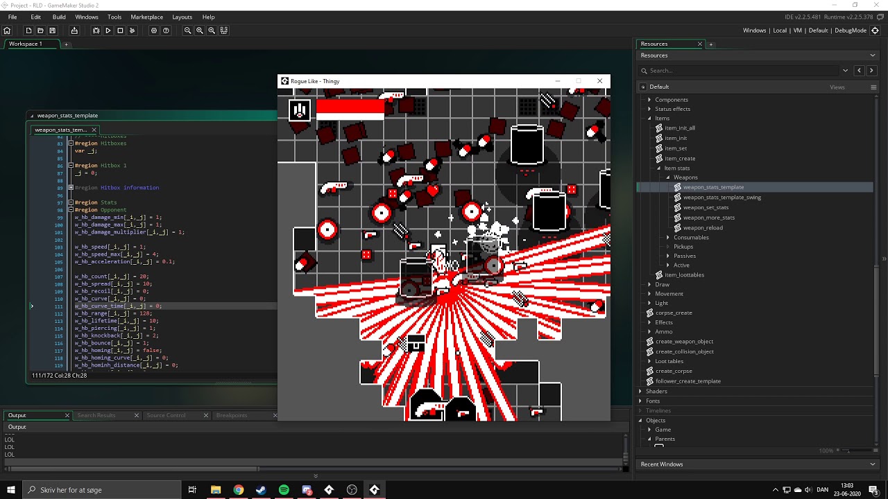 Gamemaker Studio 2 - Laser beams - YouTube