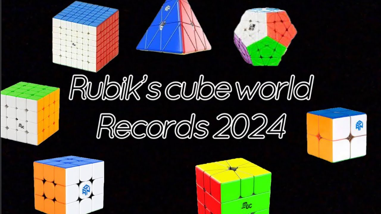 Rubik's cube world records 2024 - YouTube
