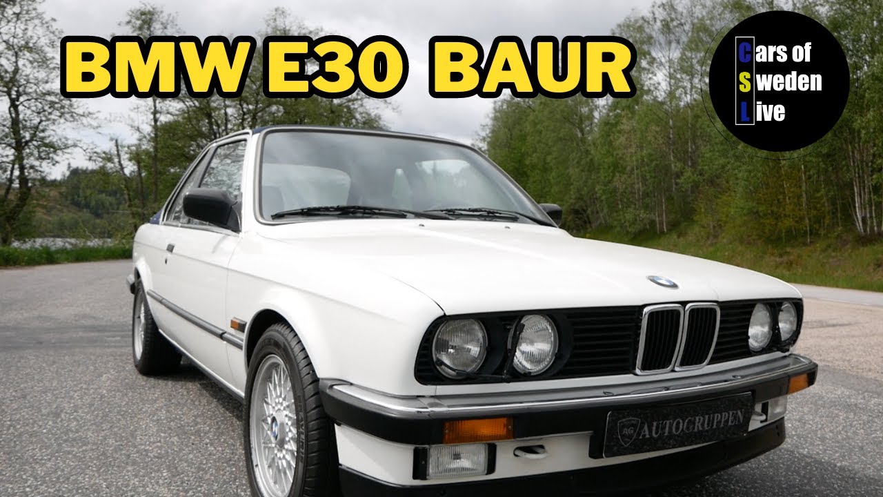 BMW E30 BAUR - YouTube