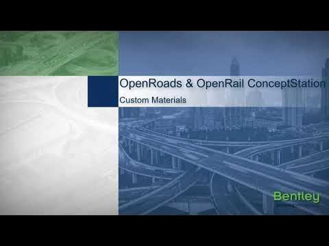 OpenRoads OpenRail ConceptStation Custom Materials - YouTube