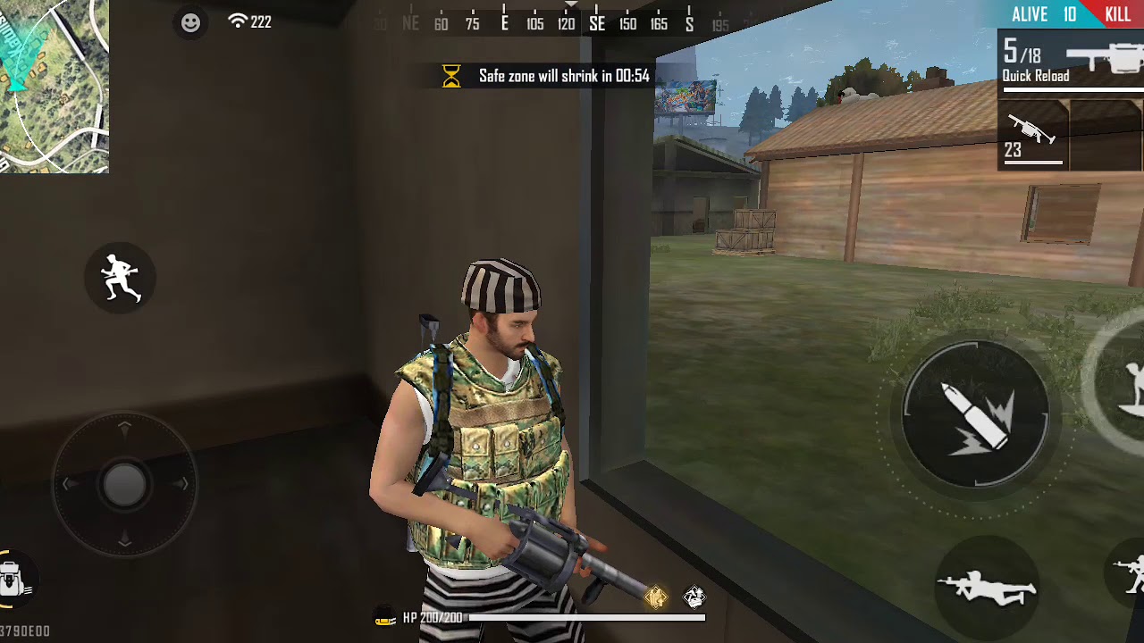 Uzzal play garena free fire excosive jump - YouTube