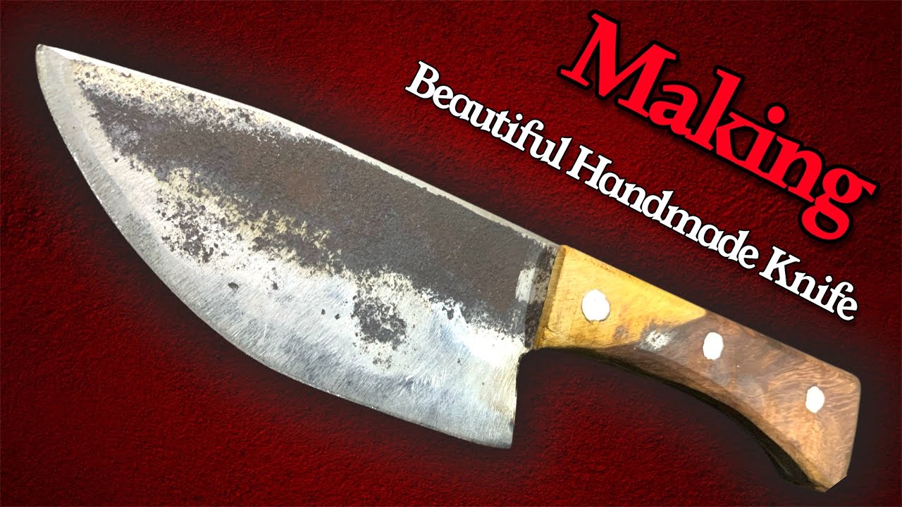 How to Make a Beautiful Handmade Knife with Wooden Handle | Knife ...
