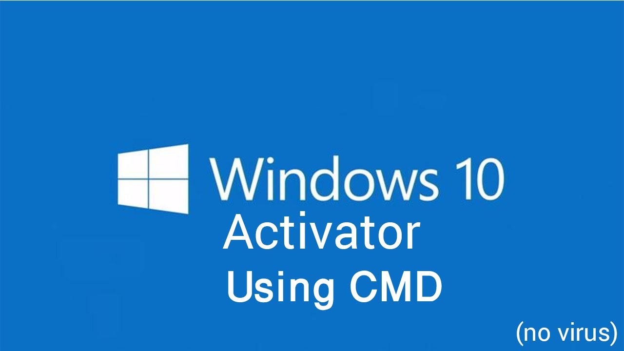Windows 10 Activation | with CMD | without any software - YouTube
