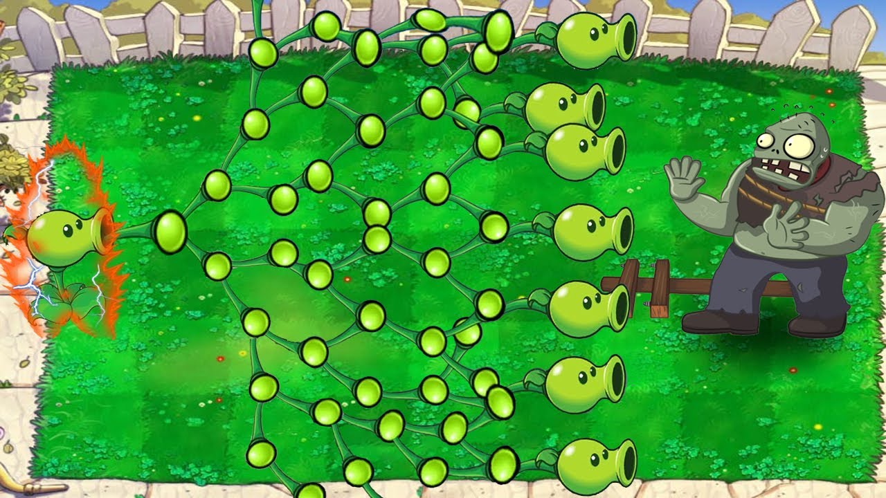 Super Peashooter vs 999 Gargantuar - Plants vs Zombies Battle - YouTube