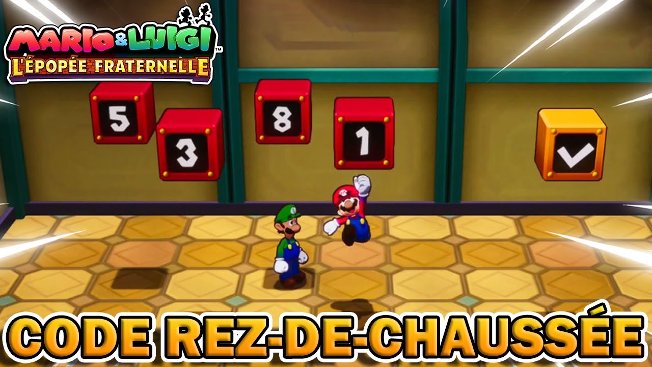 TROUVER le CODE du RDC dans le BÂTIMENT de NABABIA | MARIO & LUIGI : L ...