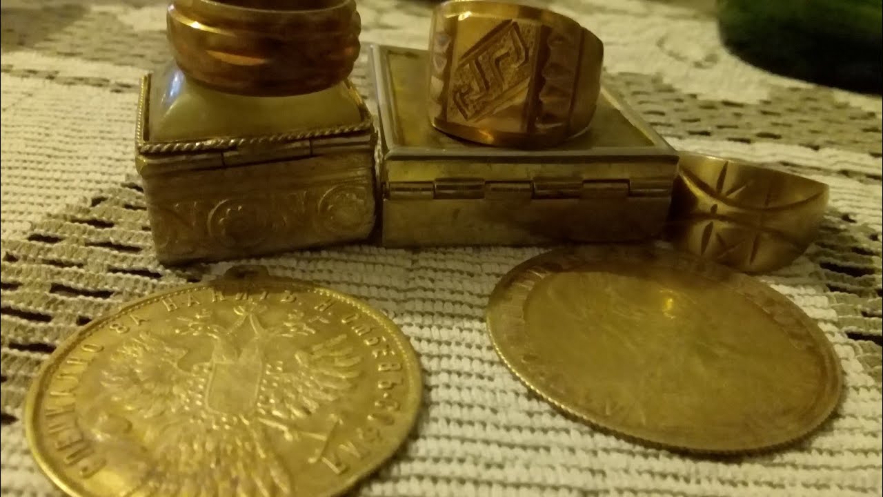 Metal detecting Gold found in old house part 02 - YouTube