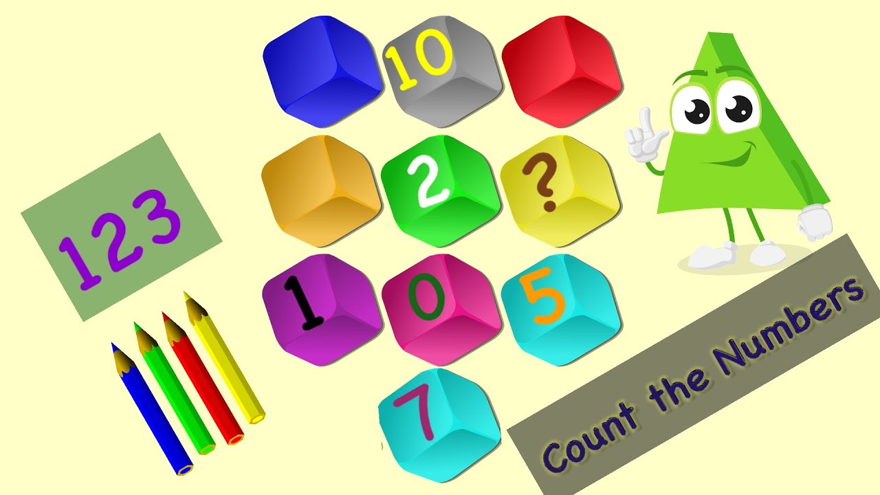 Count the Numbers l 1 to 10 Numbers l Basic Numbers l 123 l English ...