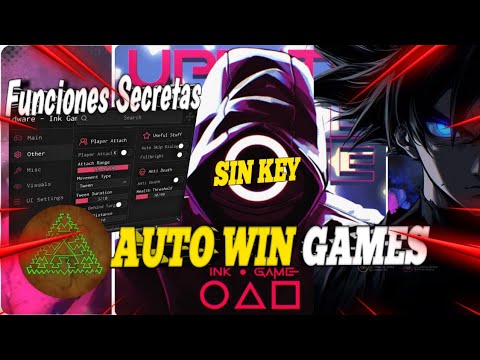 🐙 NUEVO INK GAME | SCRIPT SIN KEY AUTOMATICO WIN GAMES | KILL AURA ...