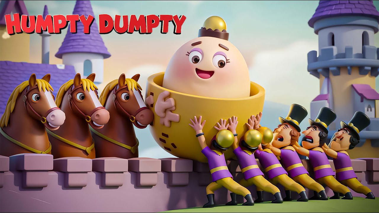 Humpty Dumpty and Friends | Nursery Rhymes & Kids | Cartoon Video ...