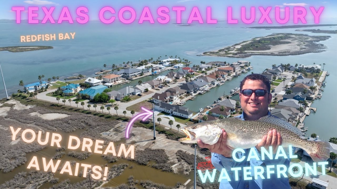 🔑 INSIDE a $1.3M Texas Waterfront Home with BEST Canal Water View in ...