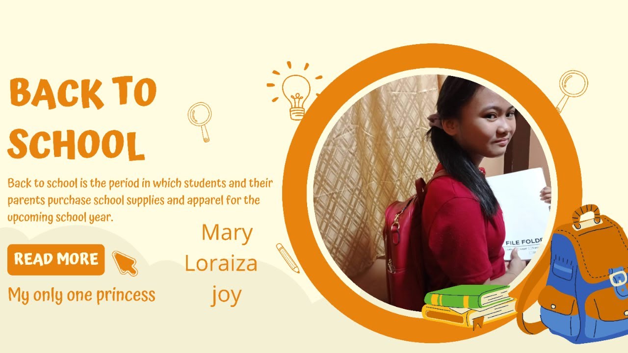 My Princess Buying School Things - YouTube