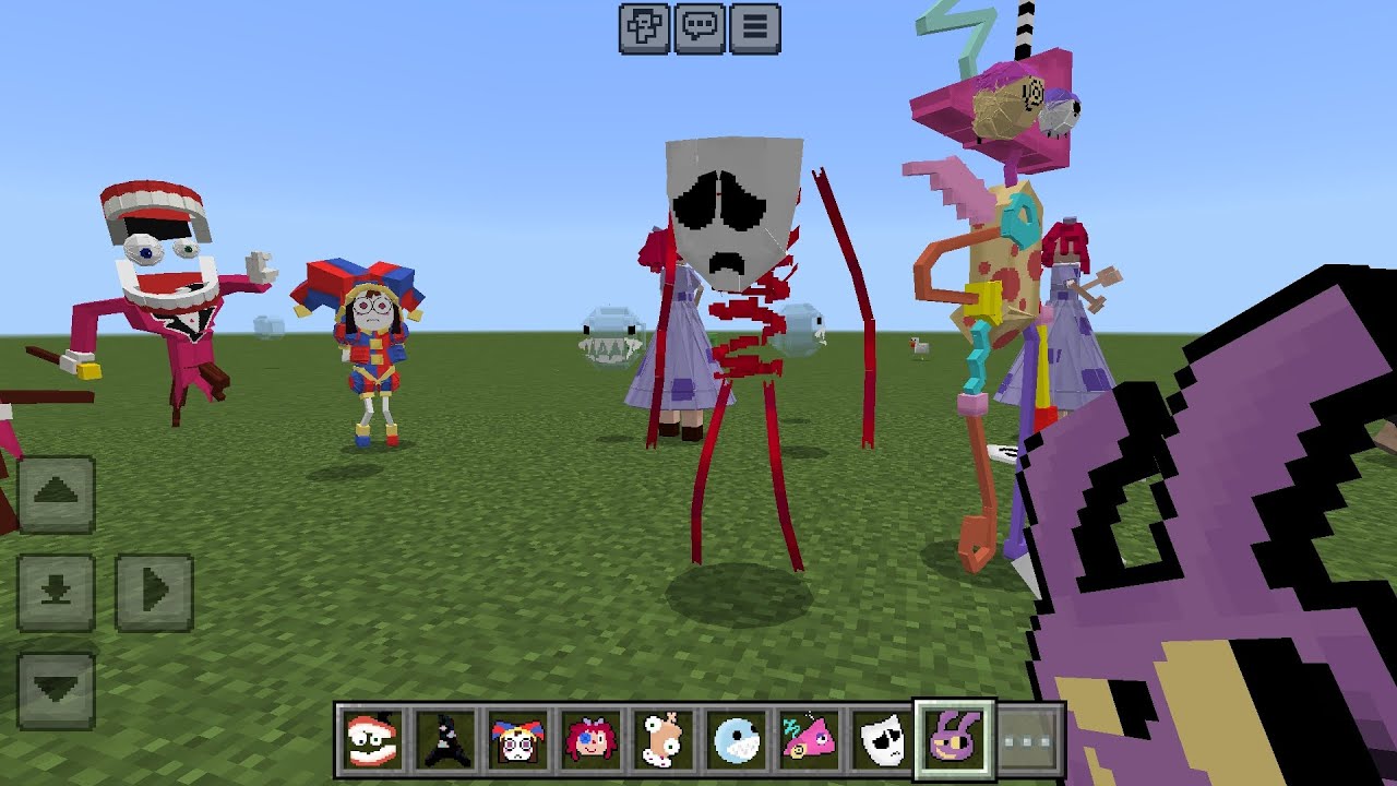THE AMAZING ADDON MoD DIGITAL CIRCUS in MINECRAFT PE - YouTube