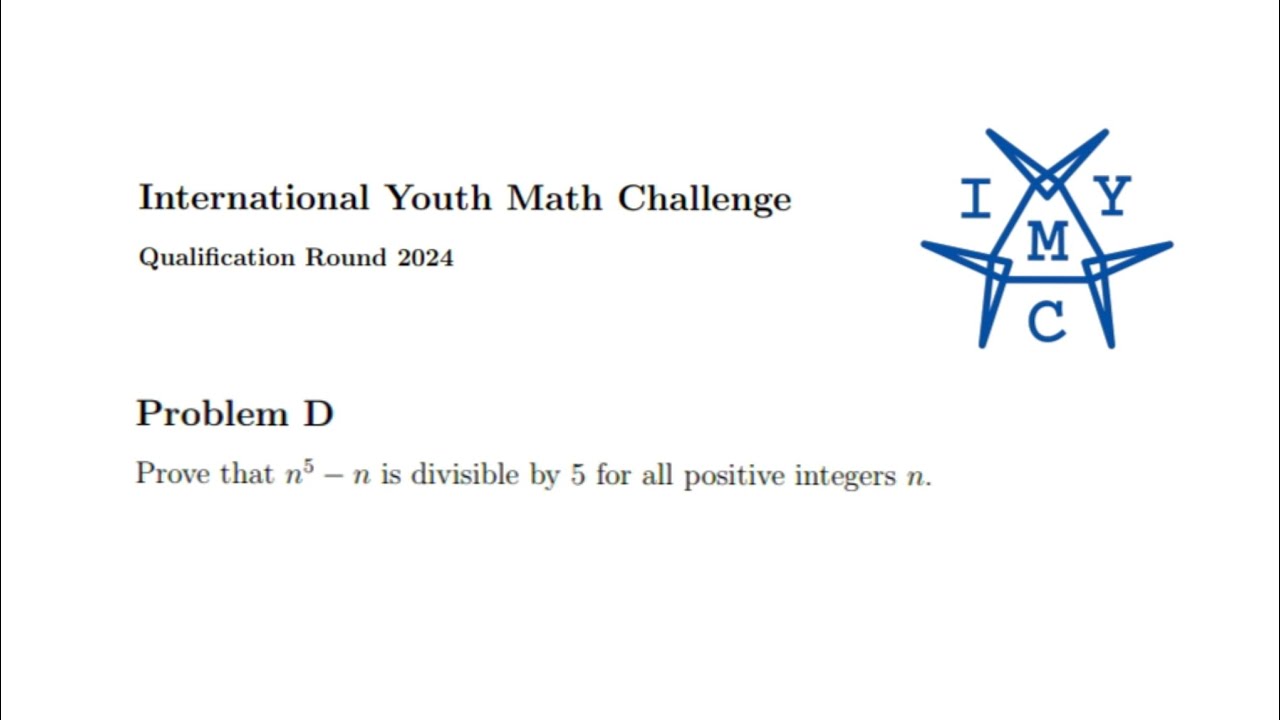 International Youth Math Challenge 2024 | Qualification Round | Problem ...