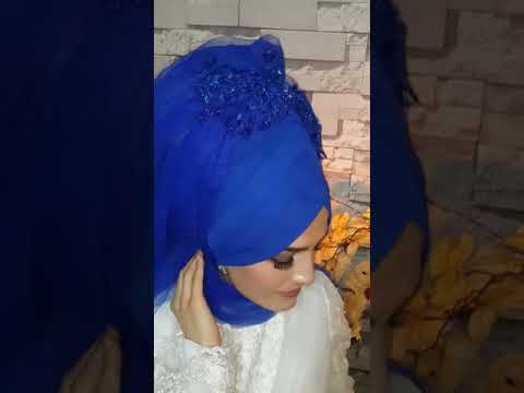 2018 Tül Duvak Saks mavisi