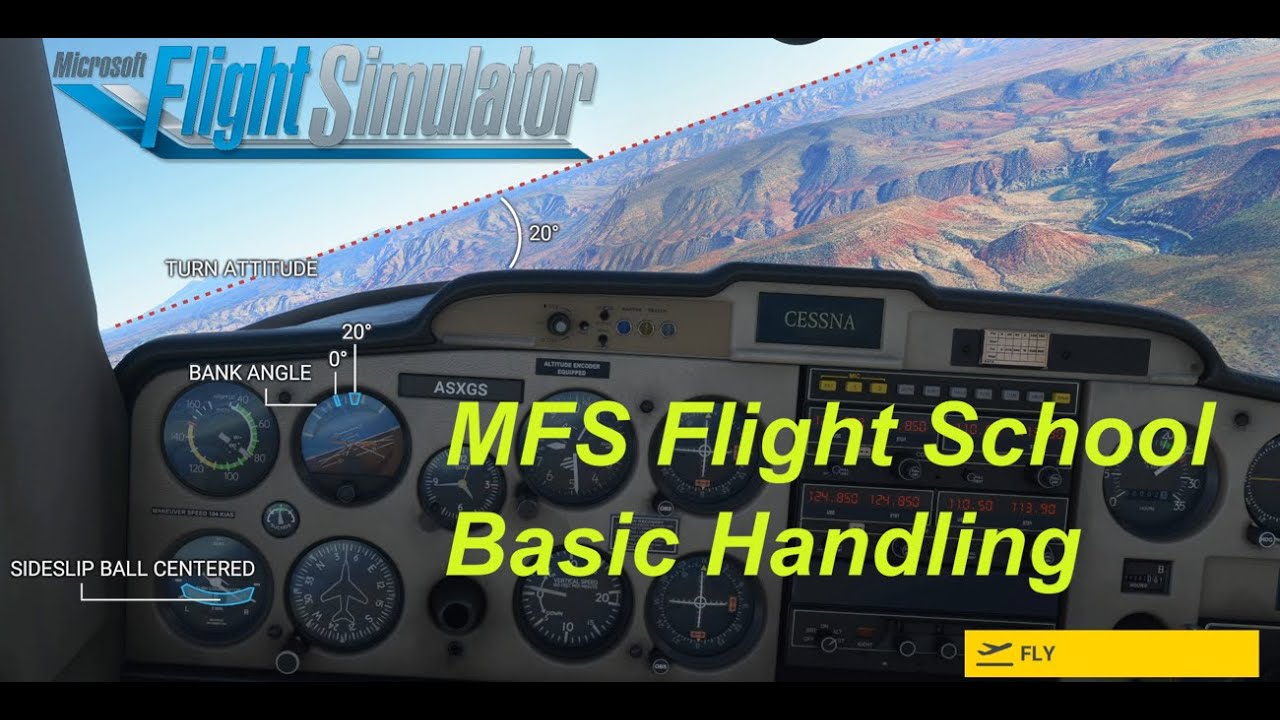 MFS Flight School. Basic Handling. All 'A' grades - YouTube