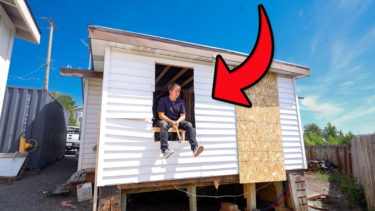 Opening Up The Back Of My House! [#18] - YouTube
