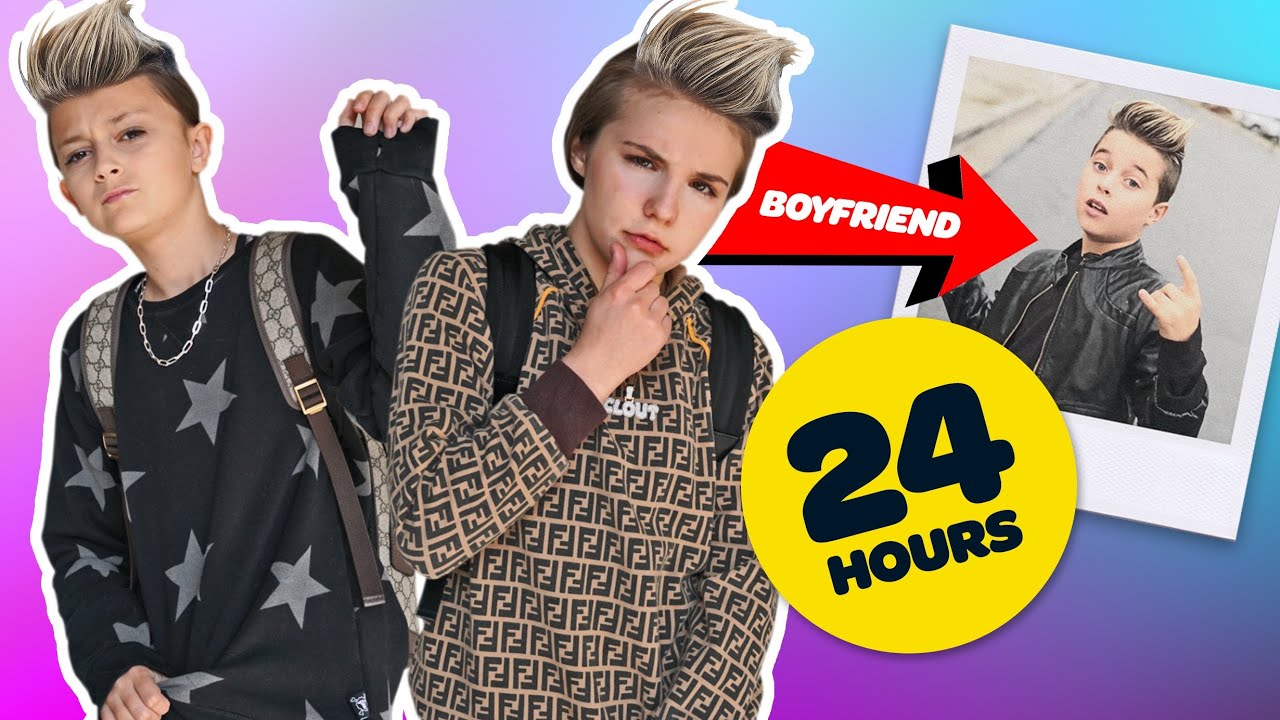 SWITCHING LIVES with my BOYFRIEND **24 Hour Challenge** 🔄 | Piper ...