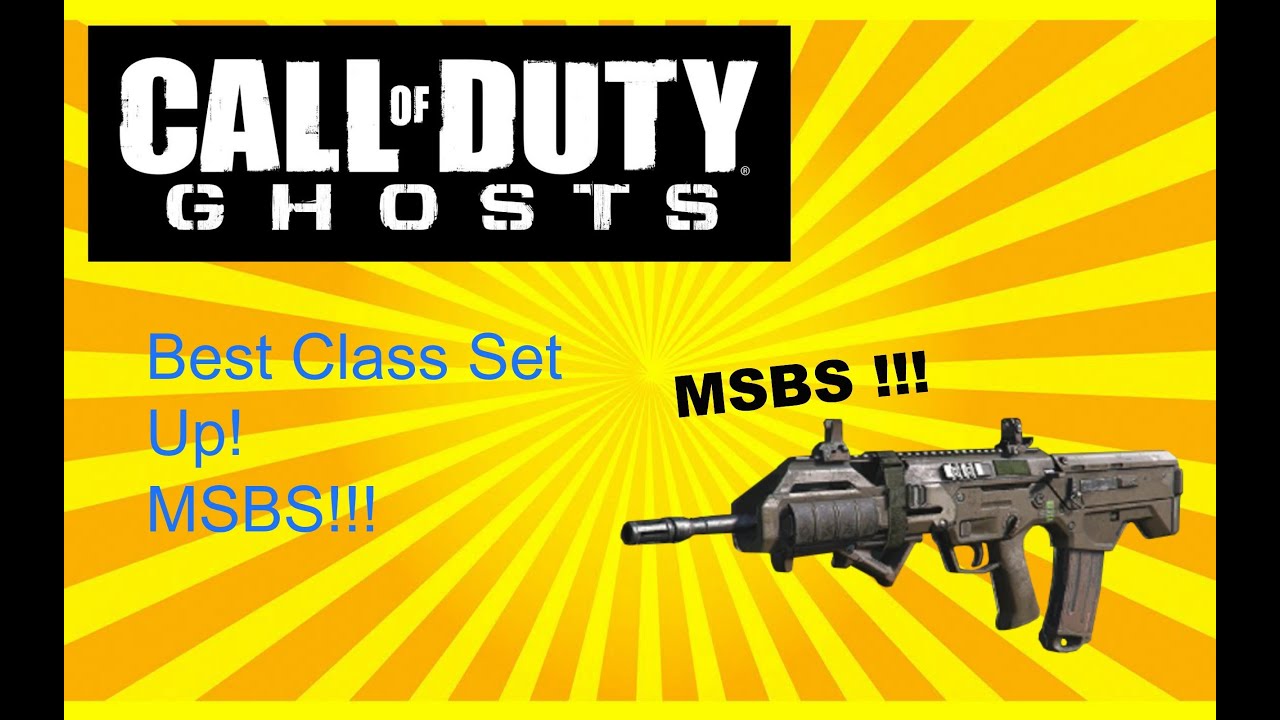 COD Ghosts MSBS Best Class Set-Up - YouTube