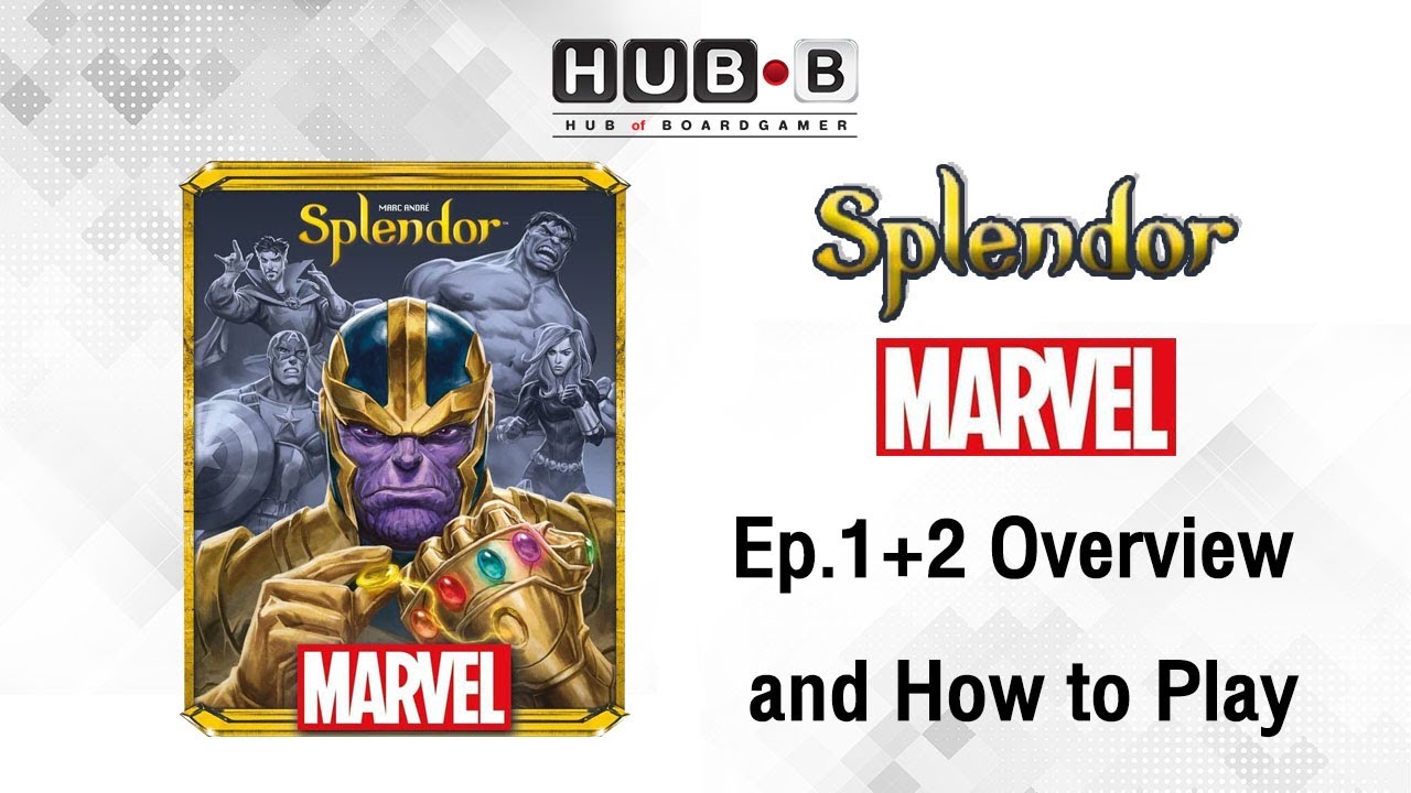 Splendor Marvel Ep.1+2 Overview and How to Play - YouTube