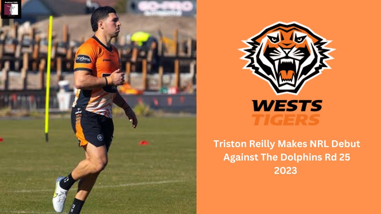 Triston Reilly Makes NRL Debut Against The Dolphins Rd 25 2023 - YouTube