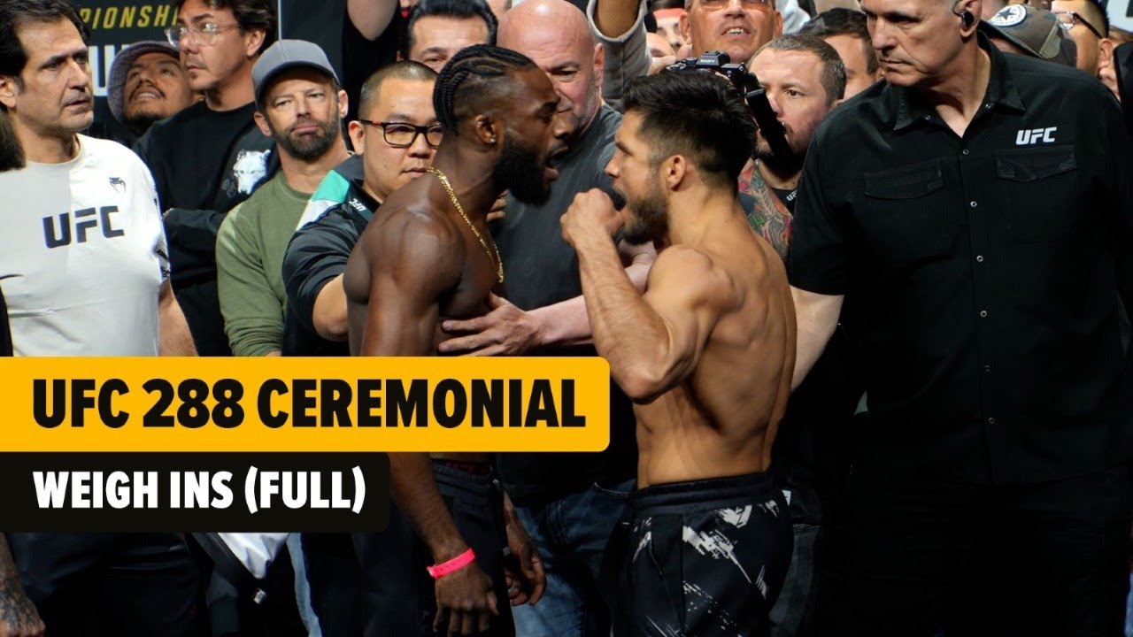 UFC 288 CEREMONIAL WEIGH INS FULL - YouTube