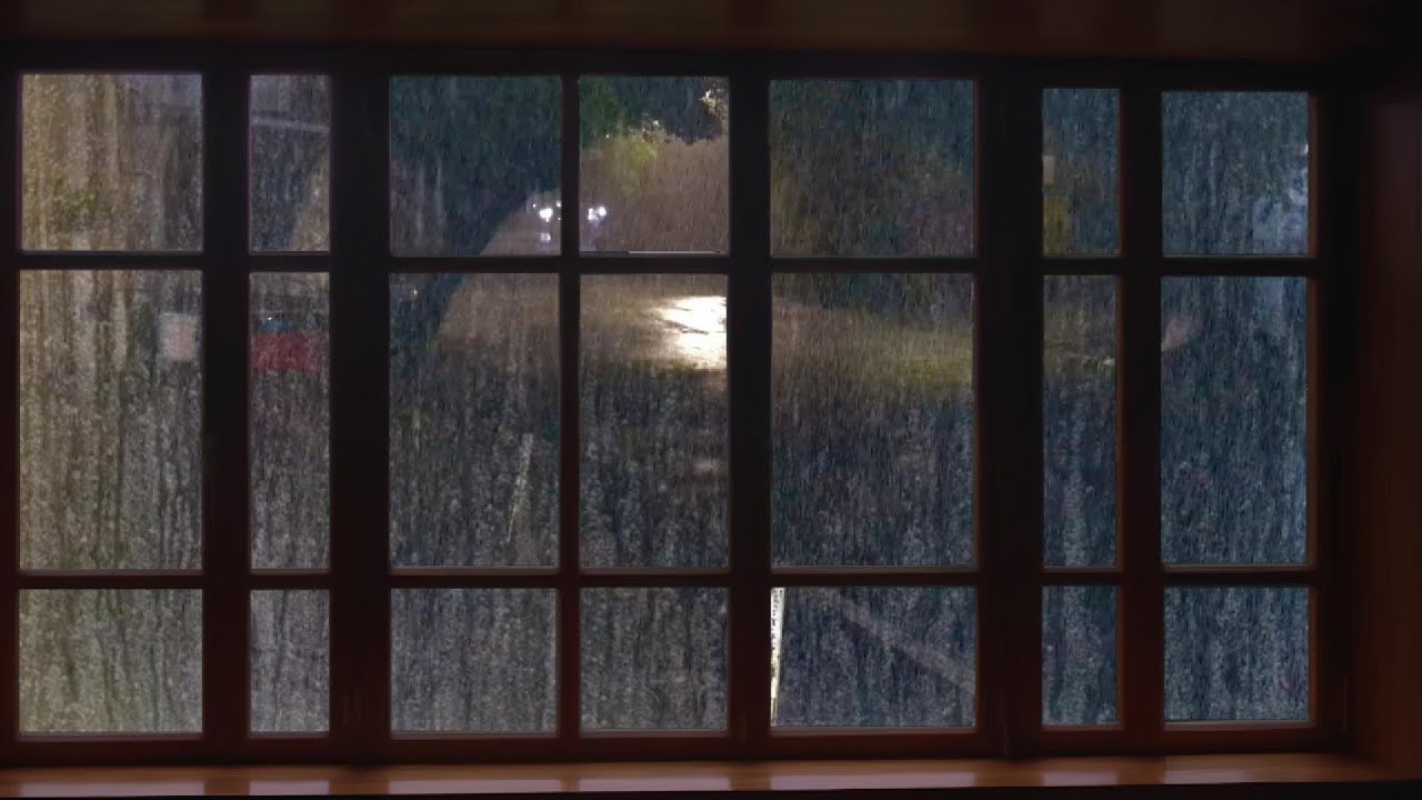 Rain Sounds for Sleep - Open Window Rain Sounds - Heavy Rain Sounds ...