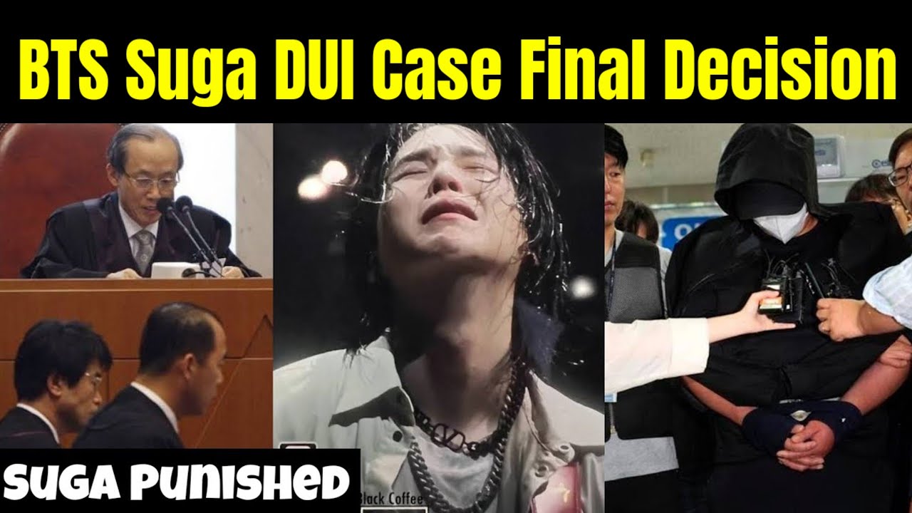 Suga Police Case Final Decision 😭 | Court Confirm Suga Case - YouTube