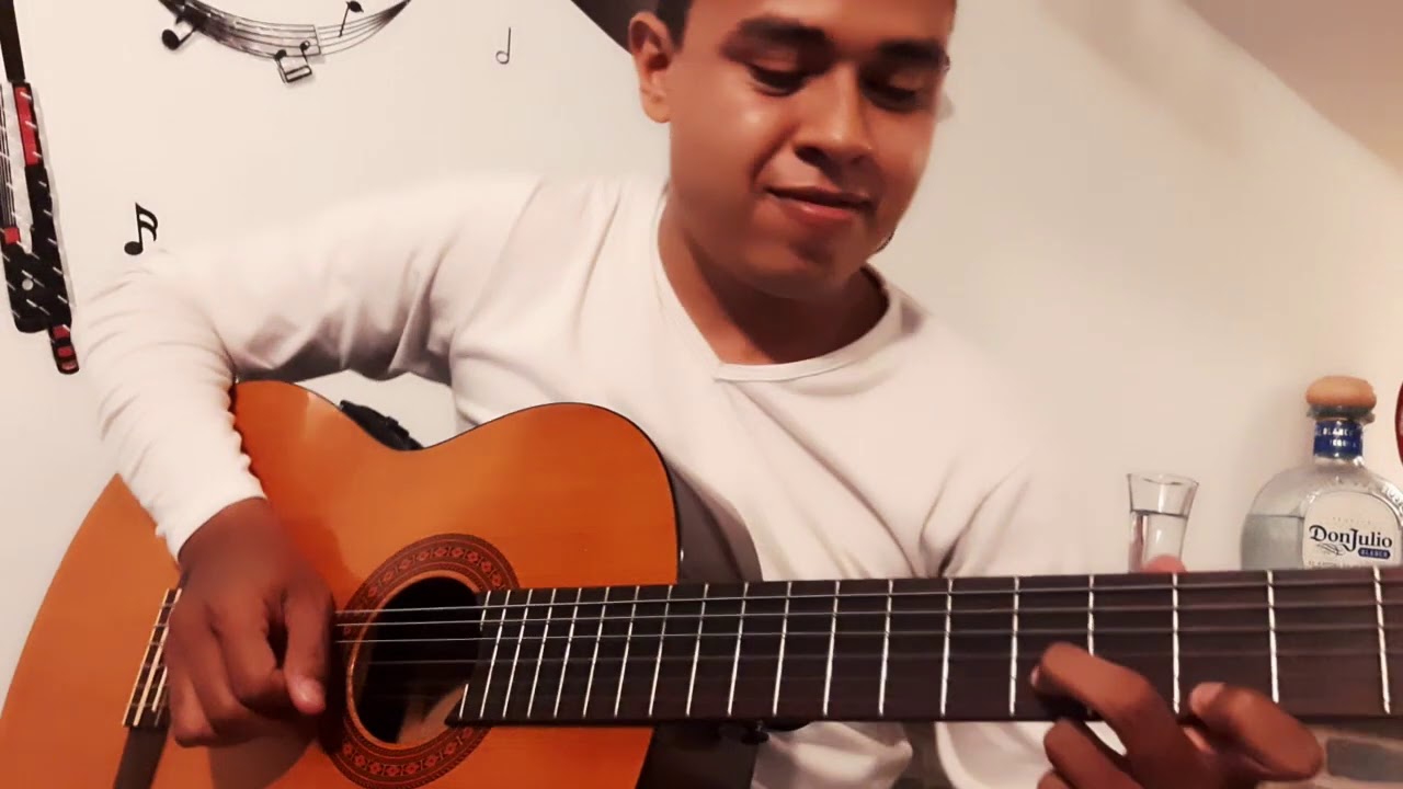 El último trago José Alfredo Jiménez cover guitarra - YouTube