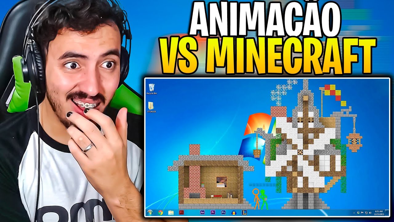 Animation Vs Minecraft Original Alan Becker Leozin React Youtube 2590