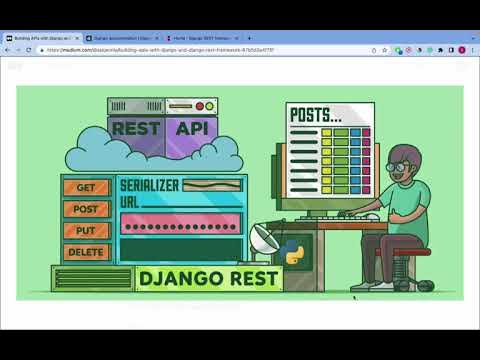 Build a Django REST API with the Django Rest Framework. - YouTube
