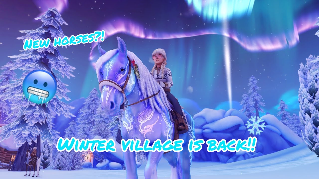 Winter Village is here!! + NEW horses || Star Stable Online - YouTube