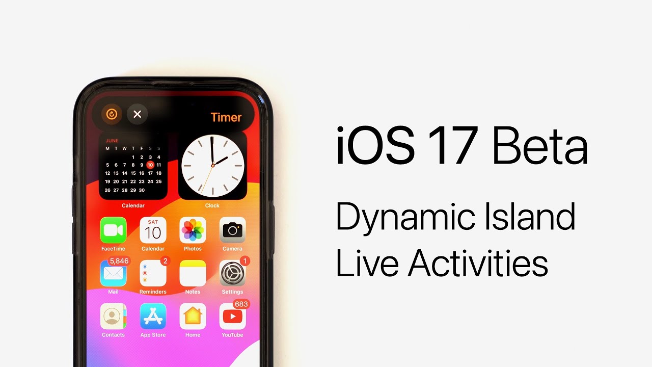 iOS 17 – Changes to Dynamic Island and Live Activities - YouTube