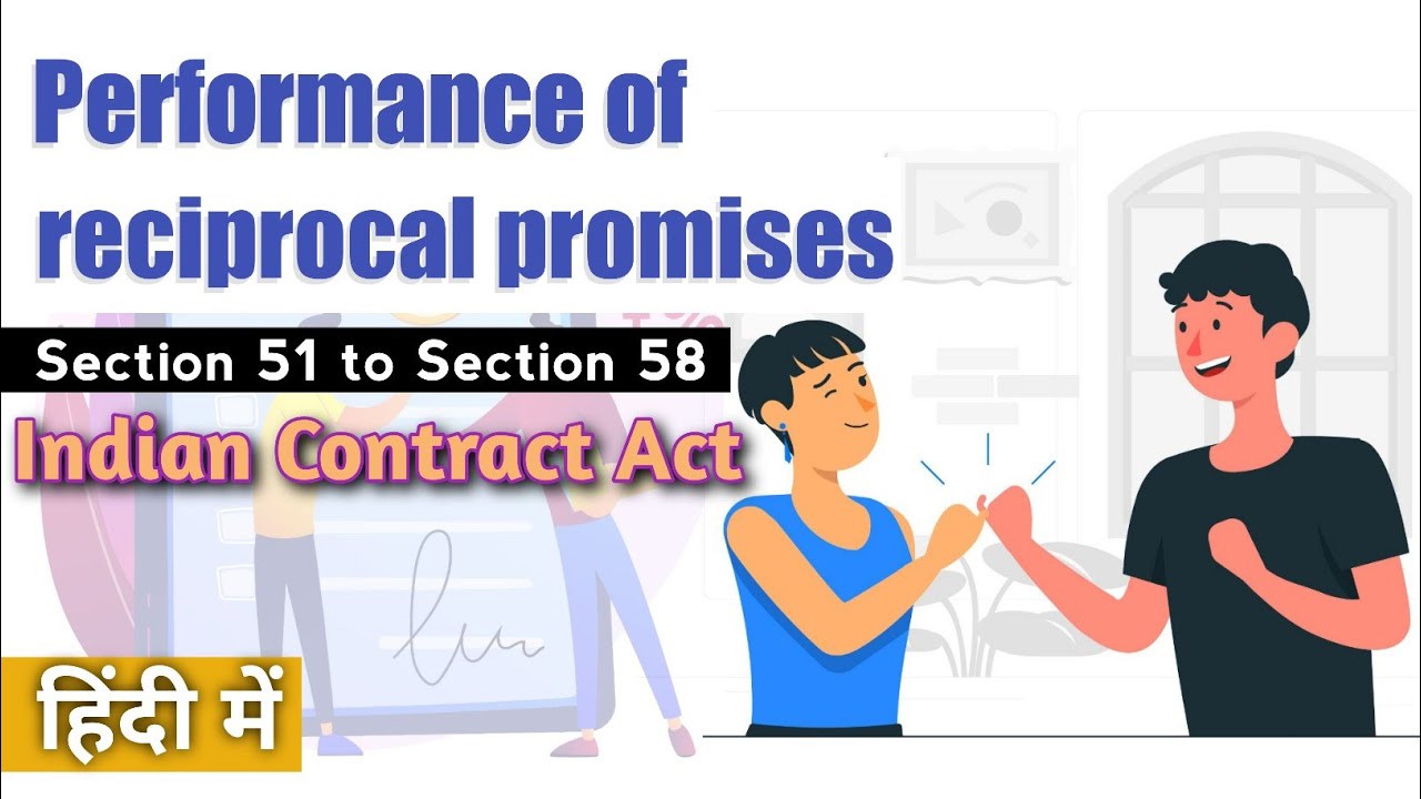Performance of reciprocal promises | Section 51 to Section 58 | Indian ...