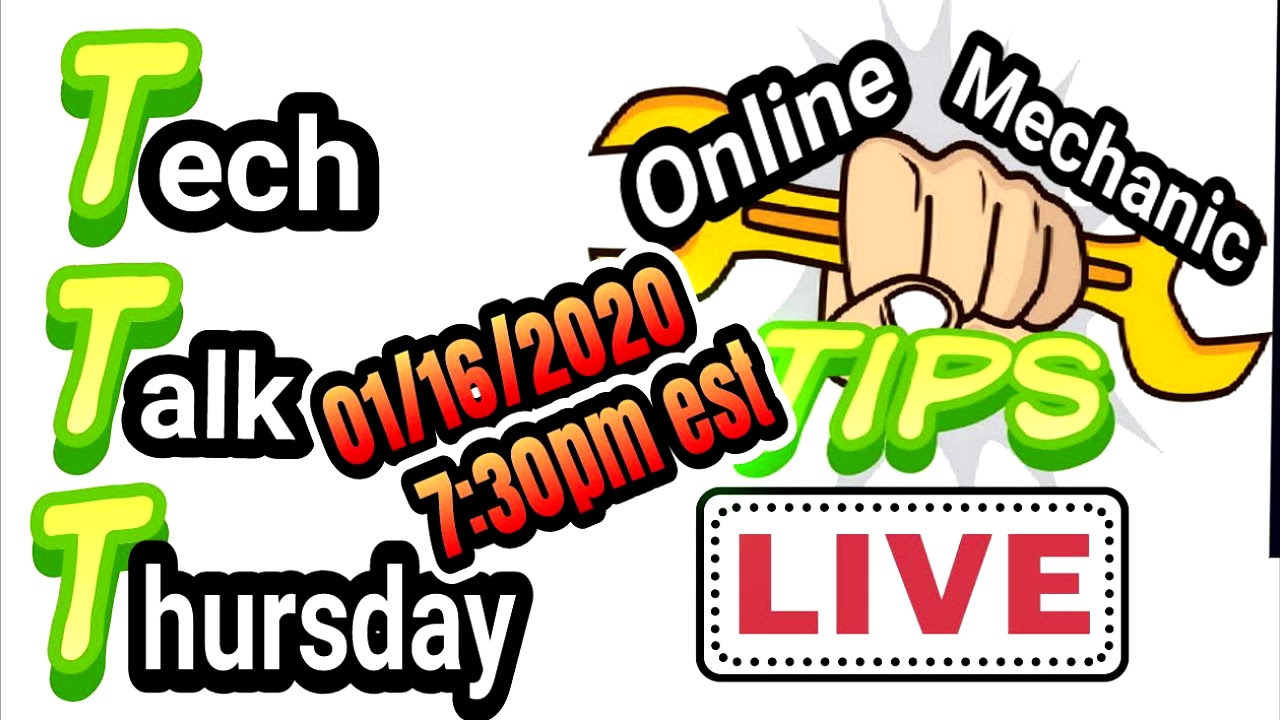 Tech Talk Thursday with OMT. Open for discussion and general car talk ...