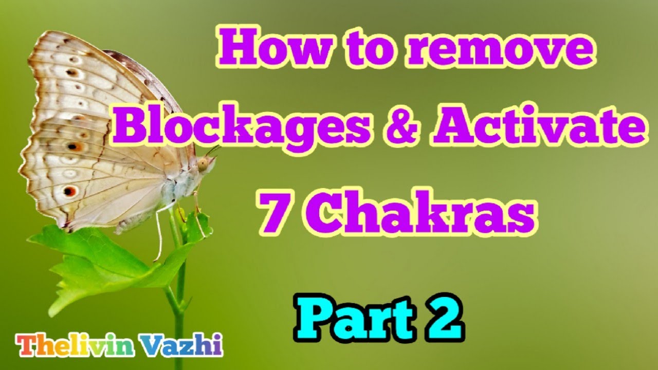Part 2 How to remove blockages and activate 7 Chakras (Tamil) - 100% ...