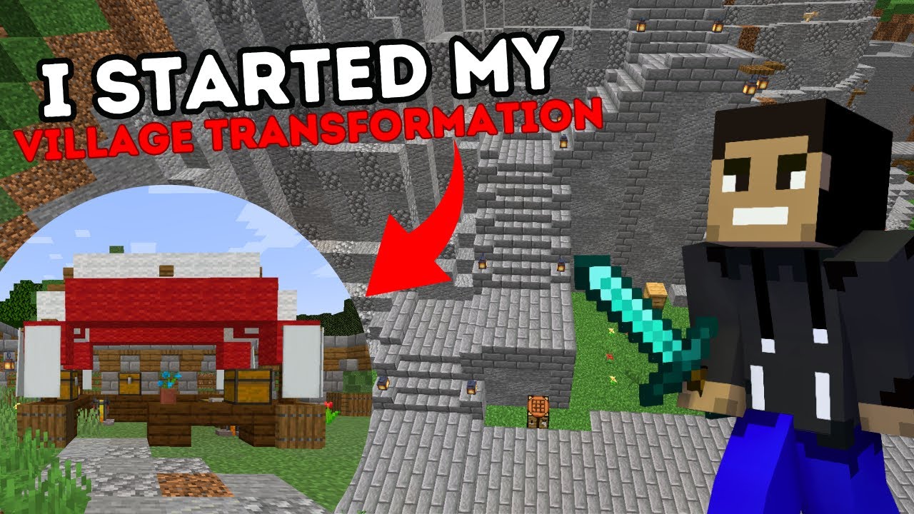 Minecraft Let's Play Episode 15: I started my village transformation ...