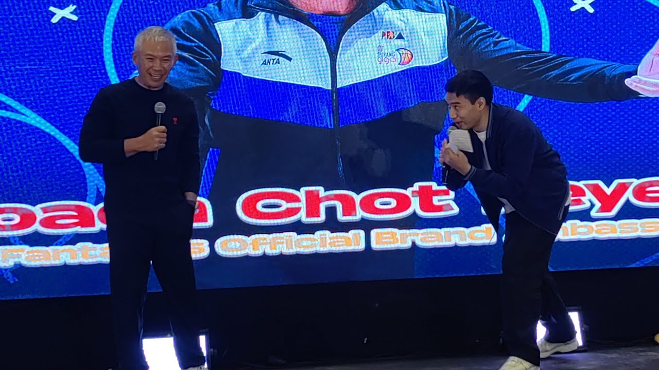 Coach Chot Reyes as Brand Ambassador of Daily Fantasy - YouTube