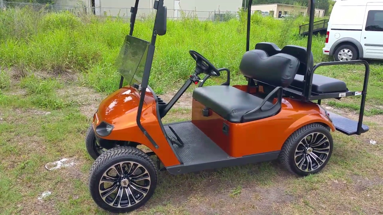 2014 low profile custom ezgo golf cart - YouTube