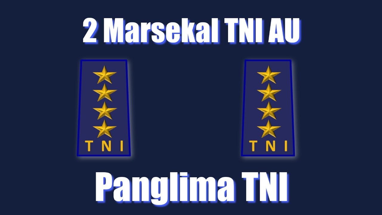 2 Marsekal TNI Angkatan Udara yang menjadi Panglima TNI - YouTube