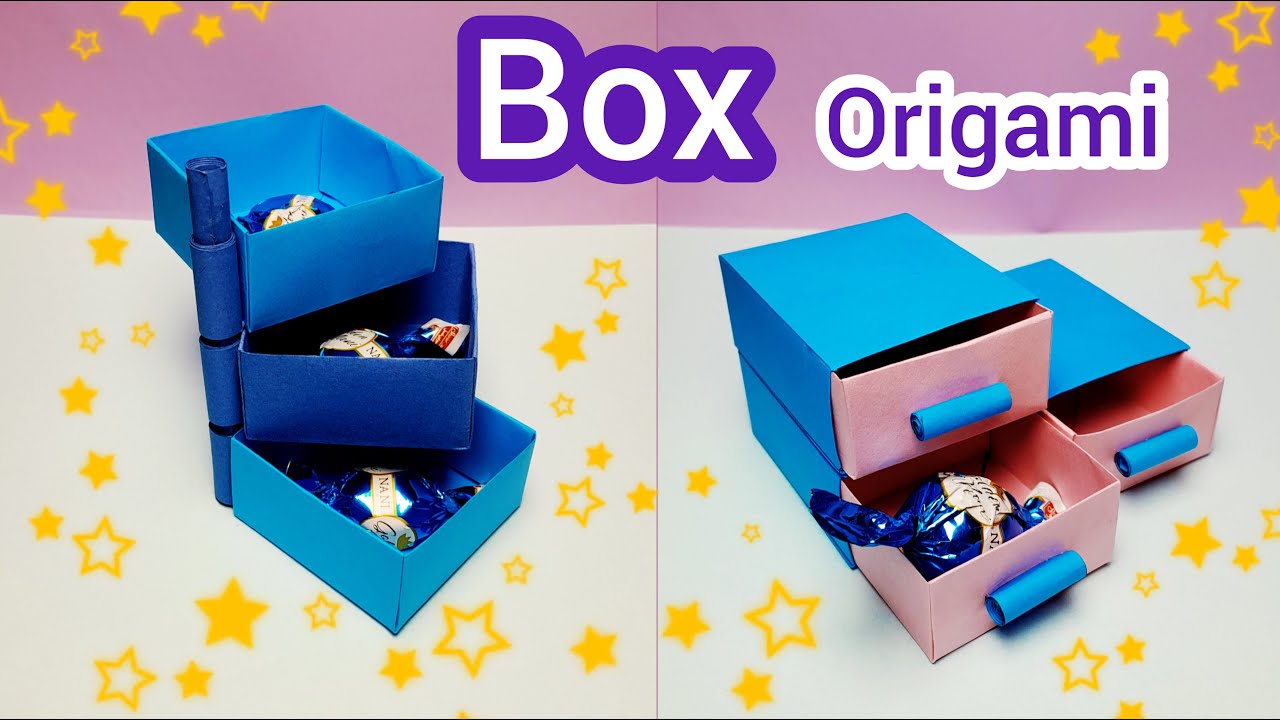 Make 2 VERY SIMPLE box origami | easy paper craft - YouTube