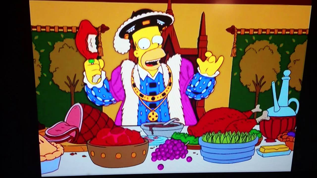 Mandela Effect (Homer As King Henry The 8th With Turkey Leg) - YouTube