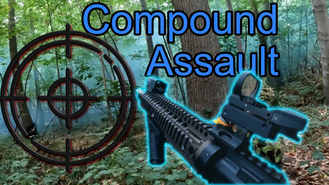 Airsoft - Compound Assault - DMR Full Gameplay - YouTube