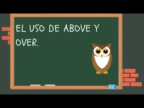 El uso de above y over. #clasesdeingles #clasesonline #gramáticainglesa ...